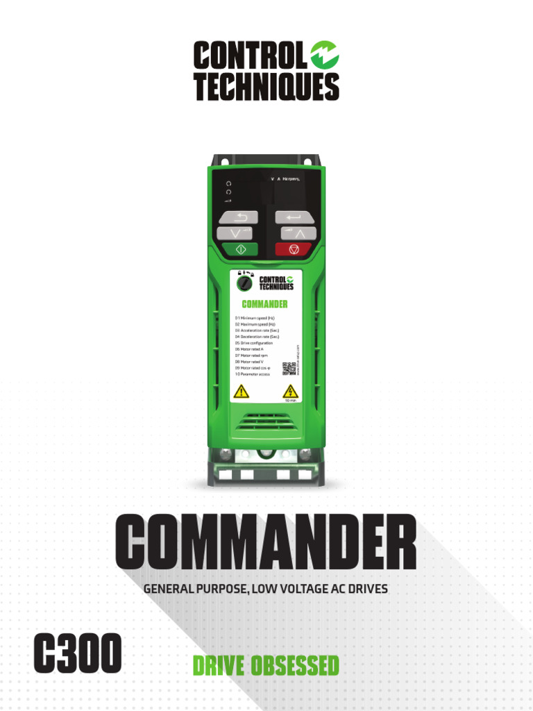 Commander C300 | PDF | Programmable Logic Controller | Electric Motor