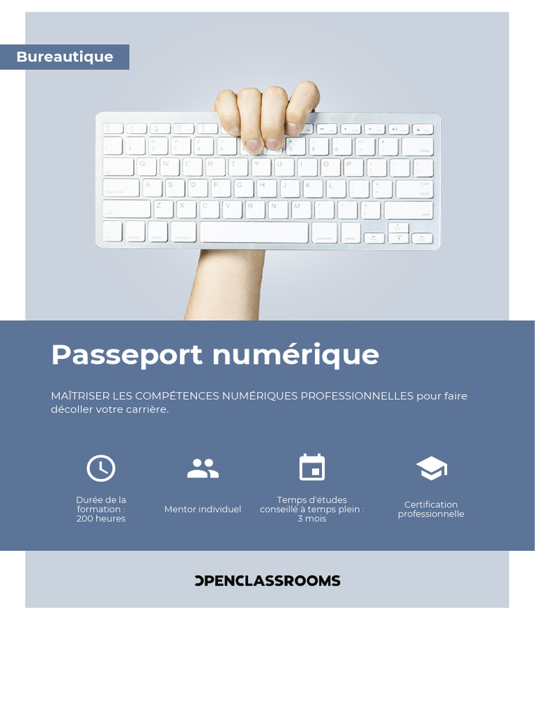 Formation Passeport Numérique 200h | PDF | Données numériques | l'Internet
