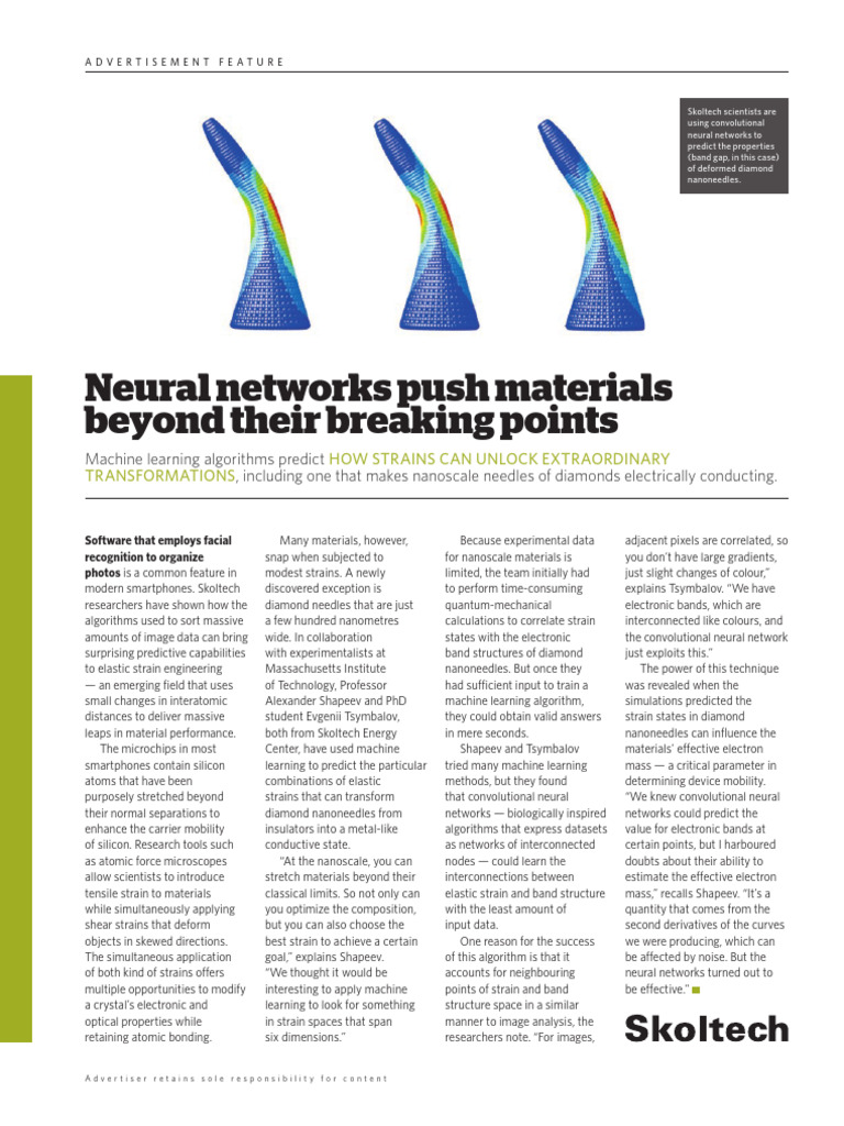 Neural Networks Push Materials Beyond Their Breaking Points | PDF ...