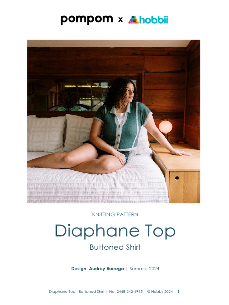 Diaphane Top Knitting Pattern | PDF | Knitting | Textile Arts