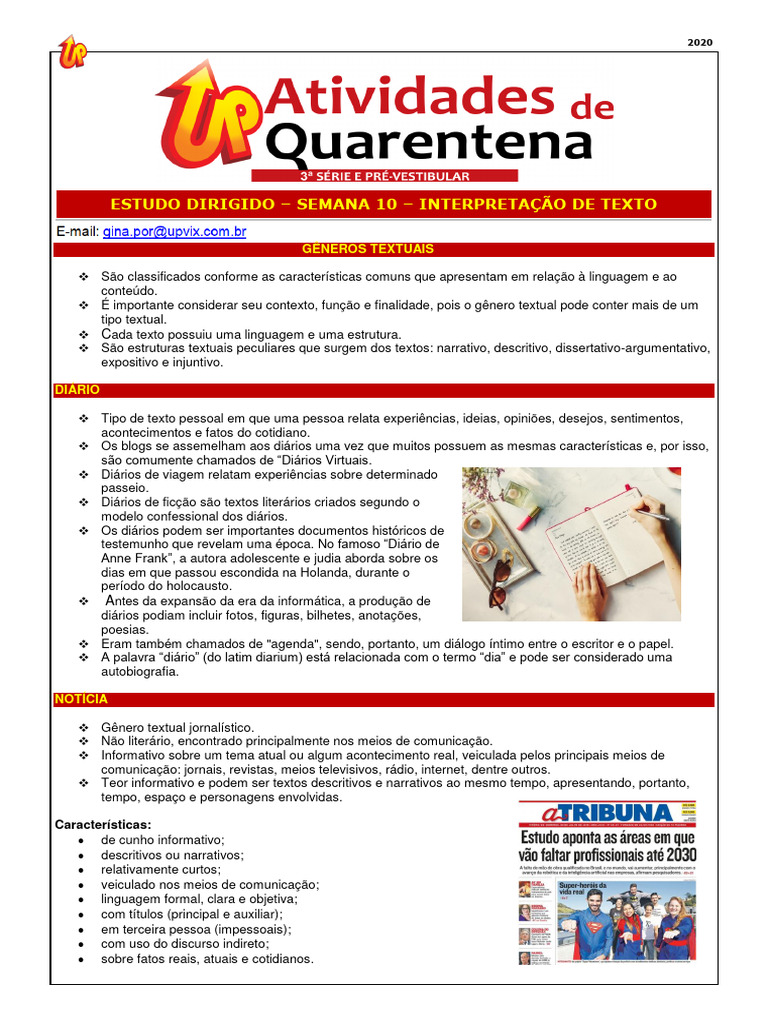 Gêneros Textuais: Definições e Exemplos | PDF | Editorial | Comunicação