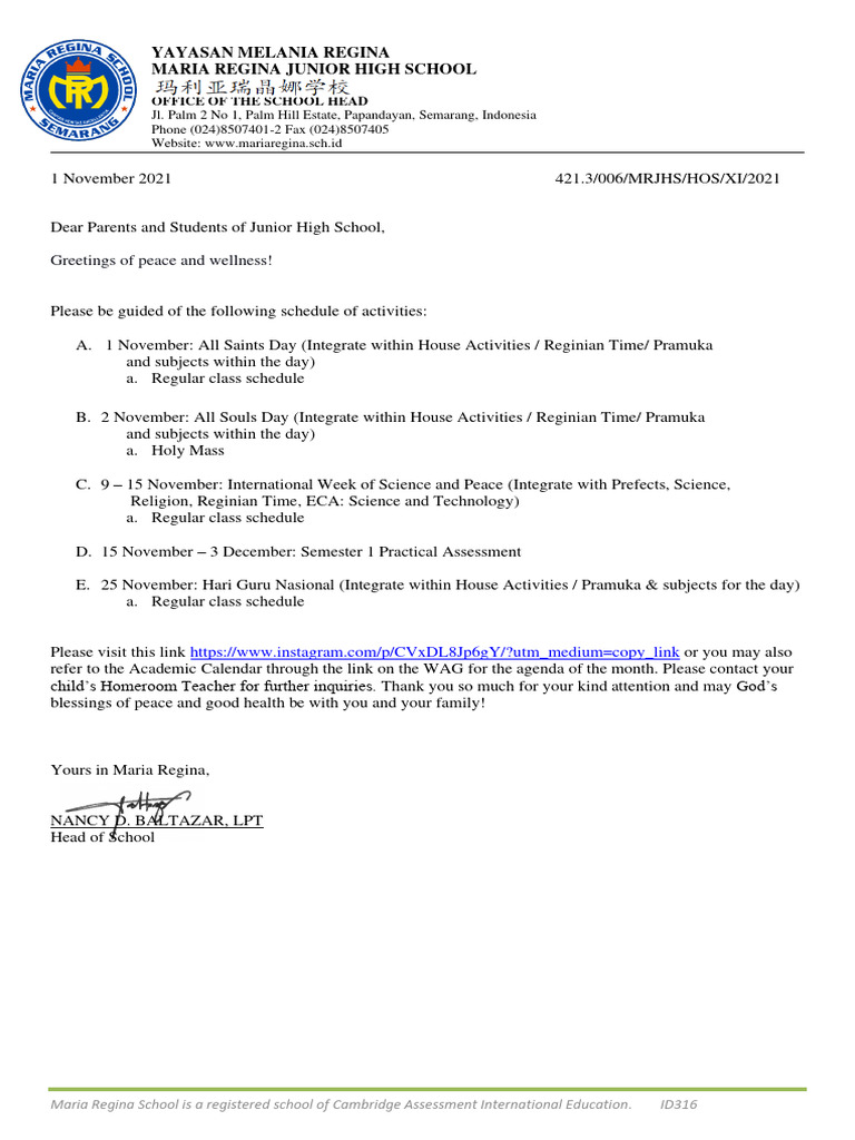 Circular MRJHS 006 | PDF