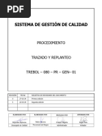 Protocolo de Trazo y Replanteo | PDF