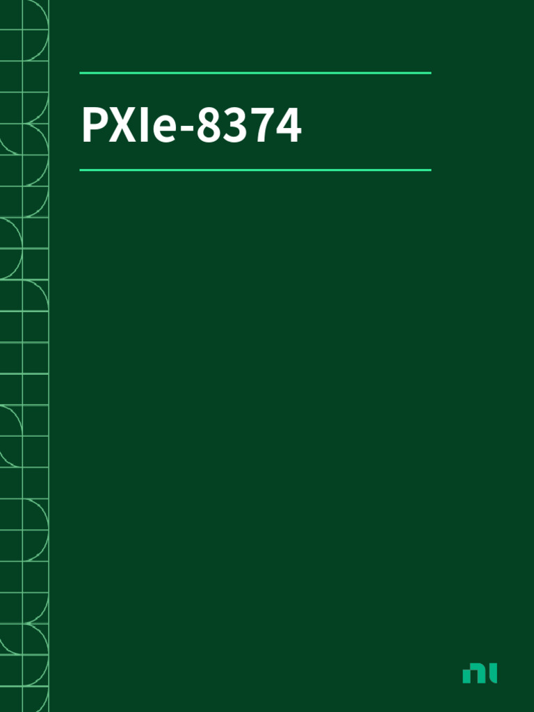 PXIe-8374_Spec | PDF | Electromagnetic Compatibility
