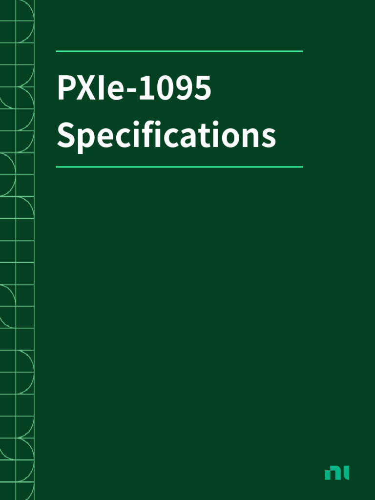 PXIe 1095 Specifications | PDF | Power Supply | Alternating Current