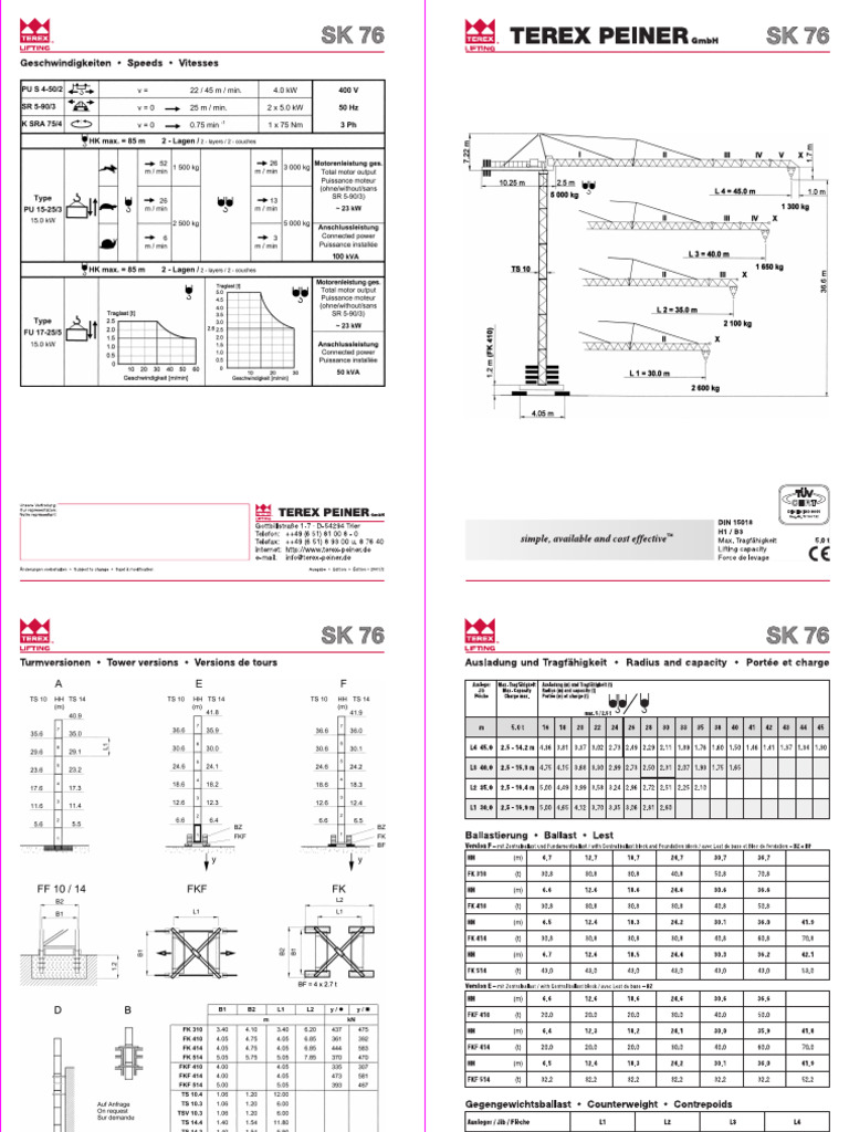 Typenblatt SK76 | PDF