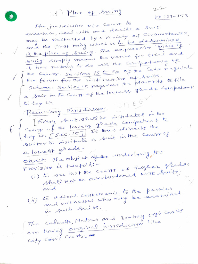 Place of Suing CPC | PDF