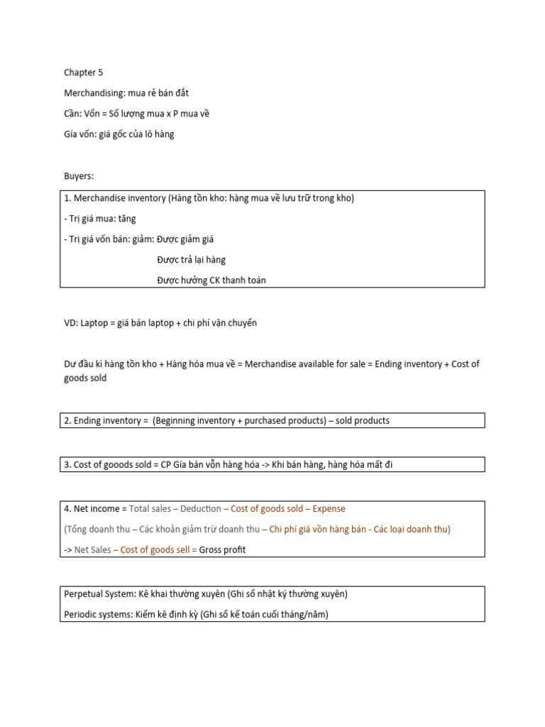 ACC101 Chapter 5 | PDF