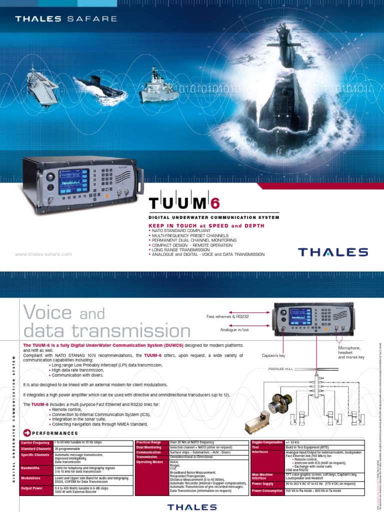 Tuum 6 | PDF | Microphone | Sonar