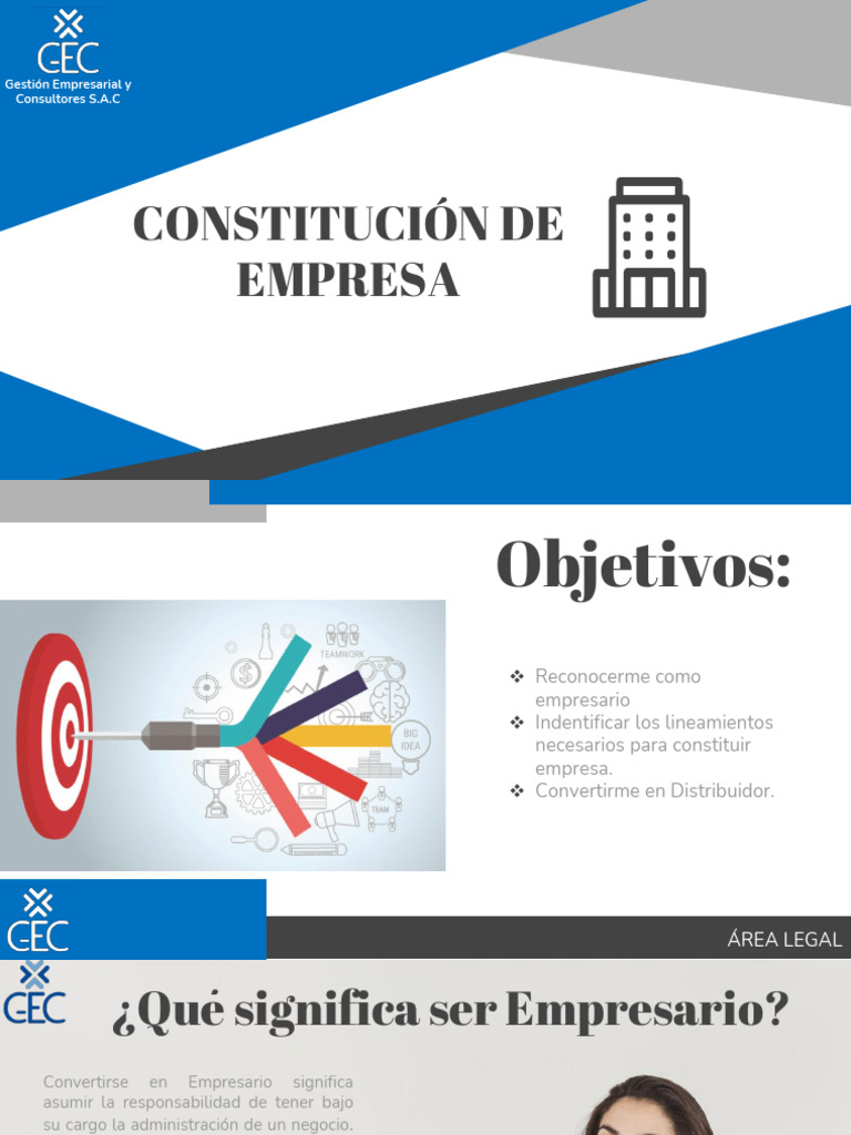 1.Constituciขn de Empresa - actualizado | PDF | Business | Contabilidad