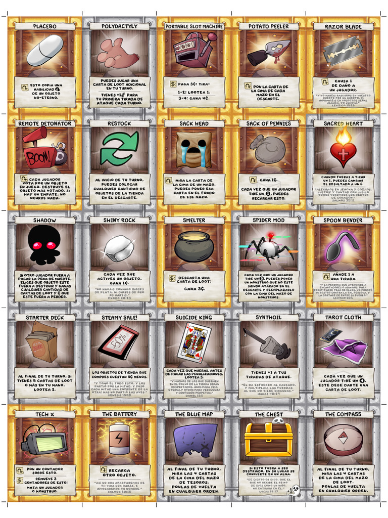 The Binding of Isaac-Juego Base V2-Páginas-4 | PDF