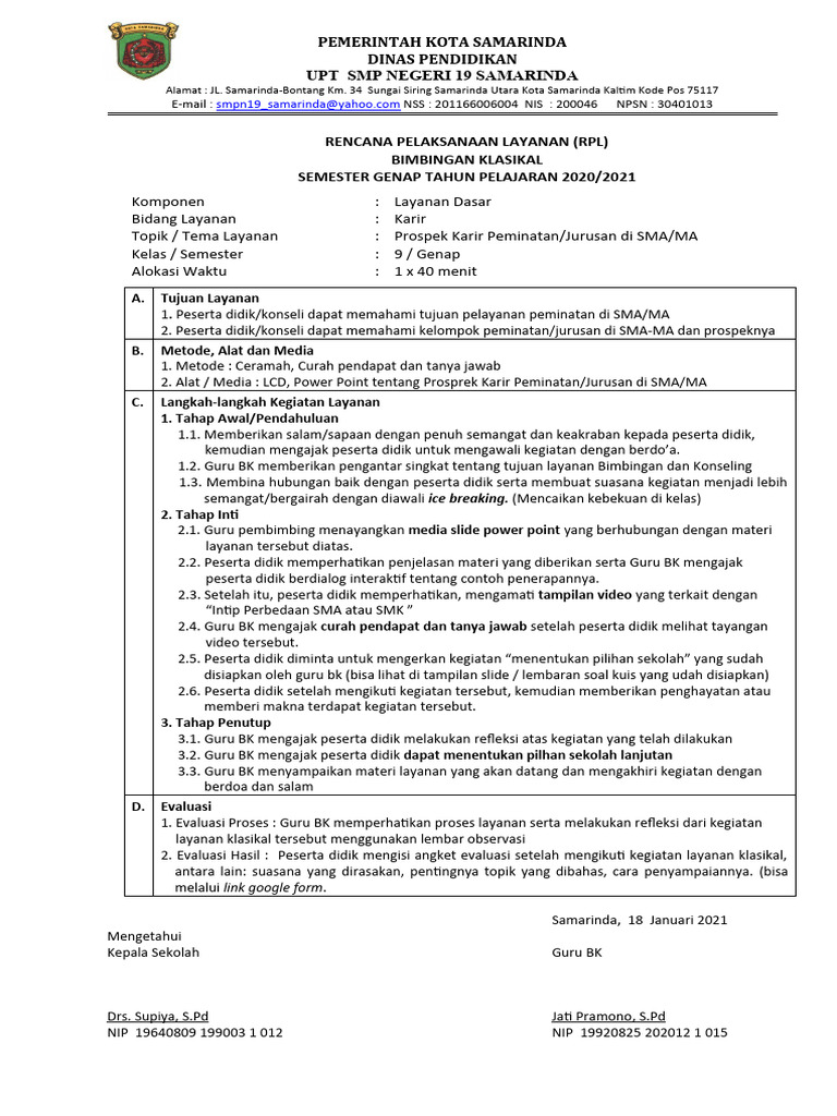 RPL Dan Materi BK - Kelompok Peminatan Di Sma-Ma Serta Prospek Karirnya ...