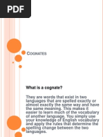 300 French-English Cognates List | PDF