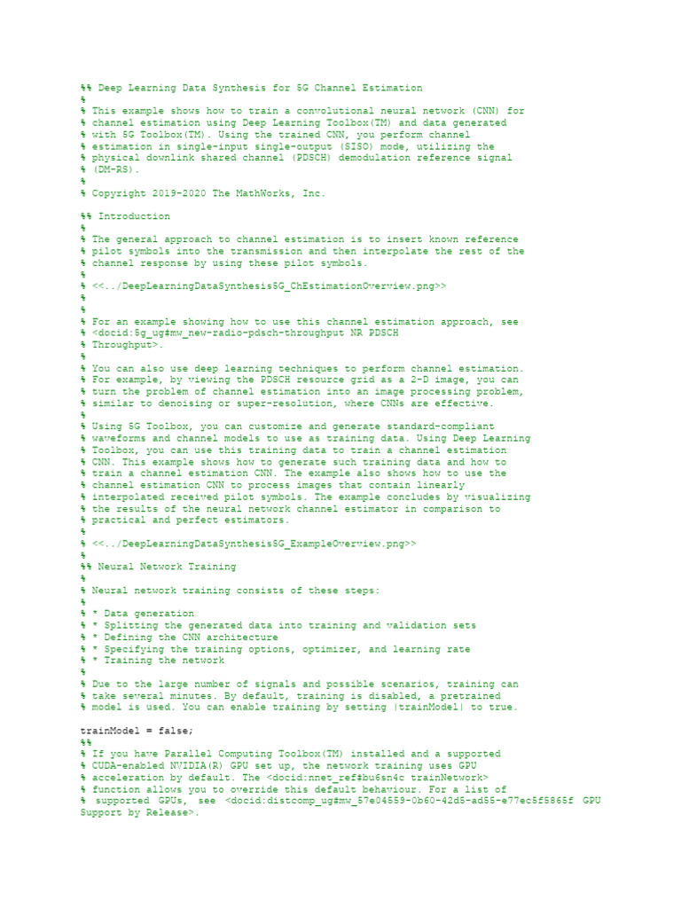 Deep Learning Data Synthesis For 5G Channel Estimation | PDF | Modulation | Orthogonal Frequency ...