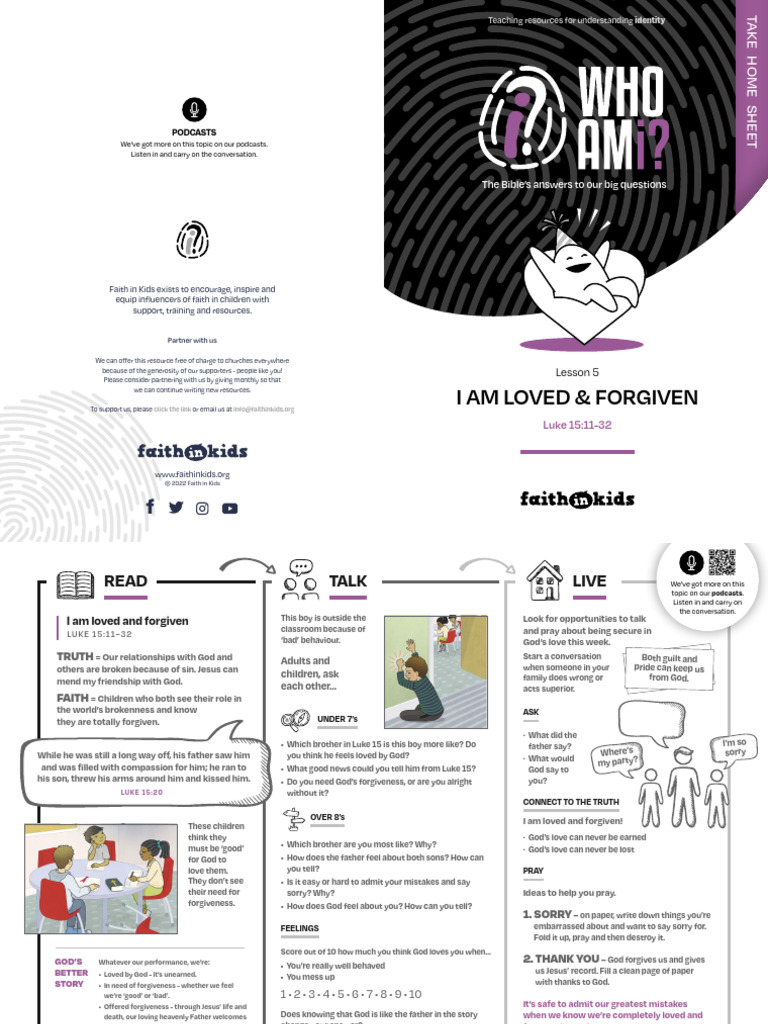 Partnering for Children's Faith Resources | PDF | Forgiveness ...