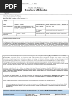 MATATAG WAP Template for Teachers 1-3 | PDF | Educational Assessment ...