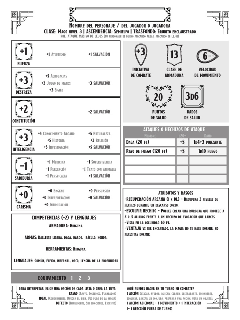 1RF Wizard (Evocation) | PDF