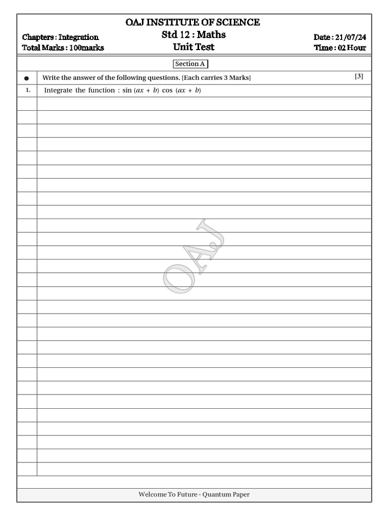 UnitTest - D21 Jul 2024 | PDF UnitTest - D21 Jul 2024 | PDF