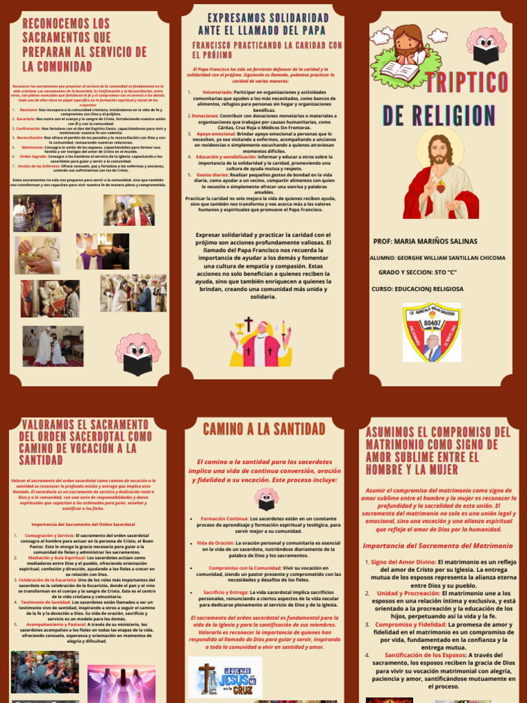 Folleto Tríptico Películas Cine Ilustrado Moderno Rojo | PDF ...