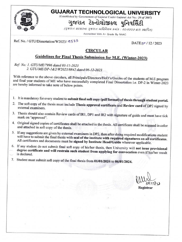 Final Thesis Guidelines W-23 - 562987 | PDF