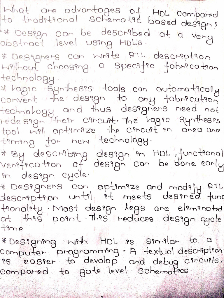 HDL Assignment | PDF