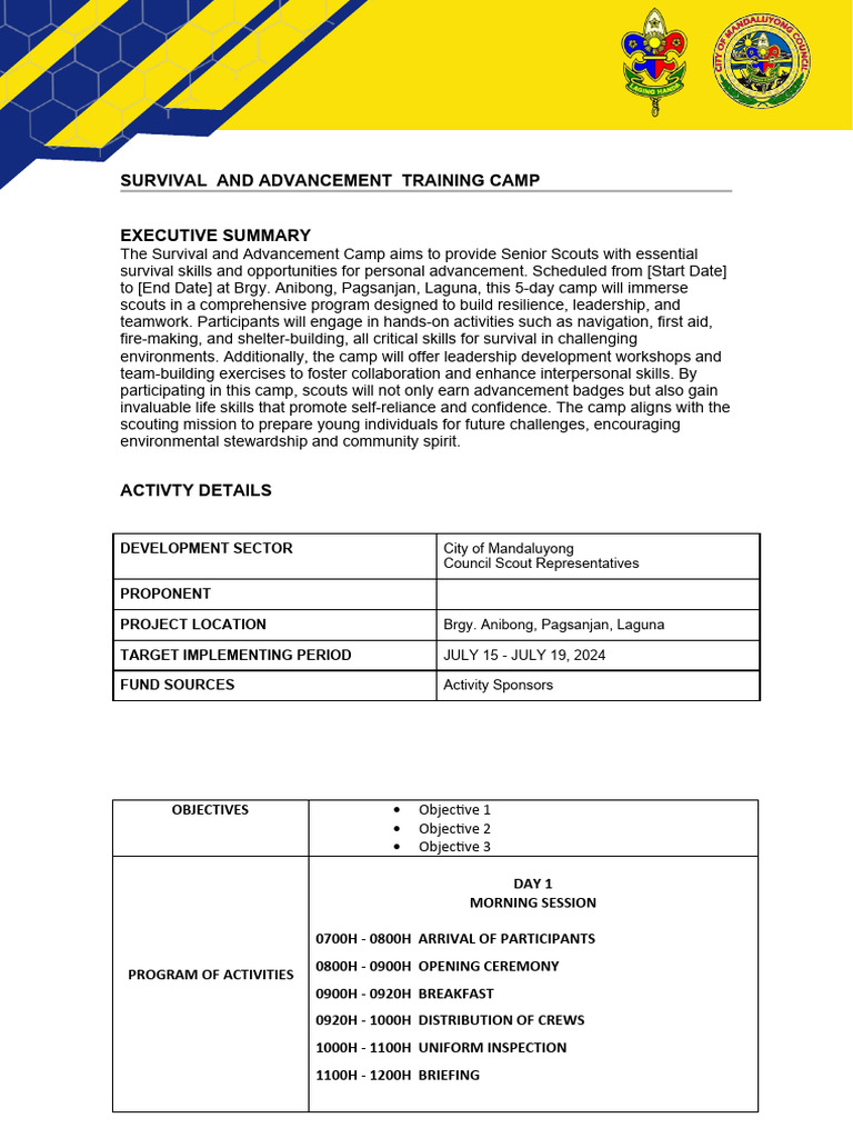 Blue and Yellow Modern Seminar Certificate Portrait | PDF