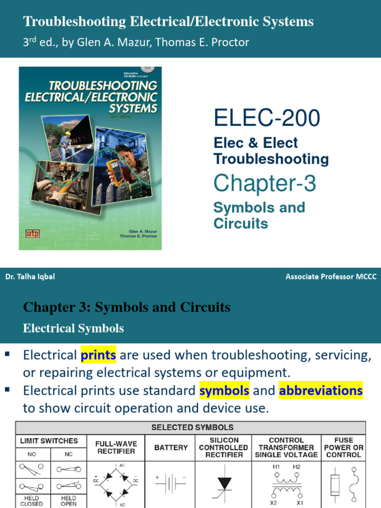 Ch3-Symbols and Circuits | PDF | Electrical Network | Materials Science