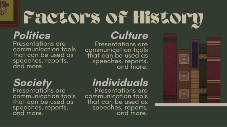 Simple Green and Beige Vintage Illustration History Class Education ...