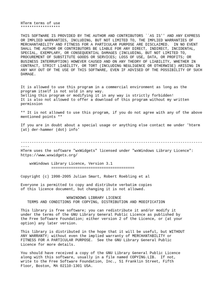 LICENSE | PDF | Source Code | License