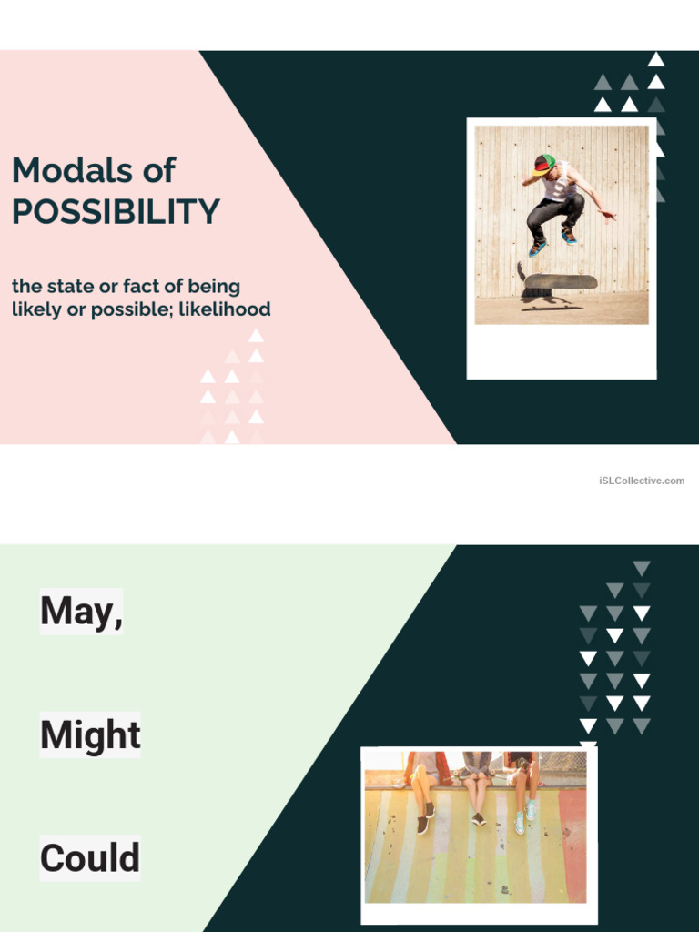 Understanding Modals of Possibility | PDF | Verb | Semantic Units