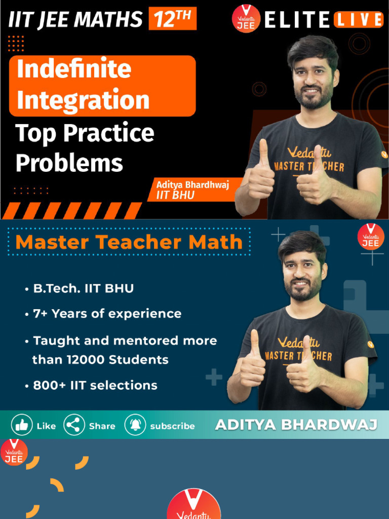 Indefinite Integration Top Dpps 12th Elite Pdf Physics