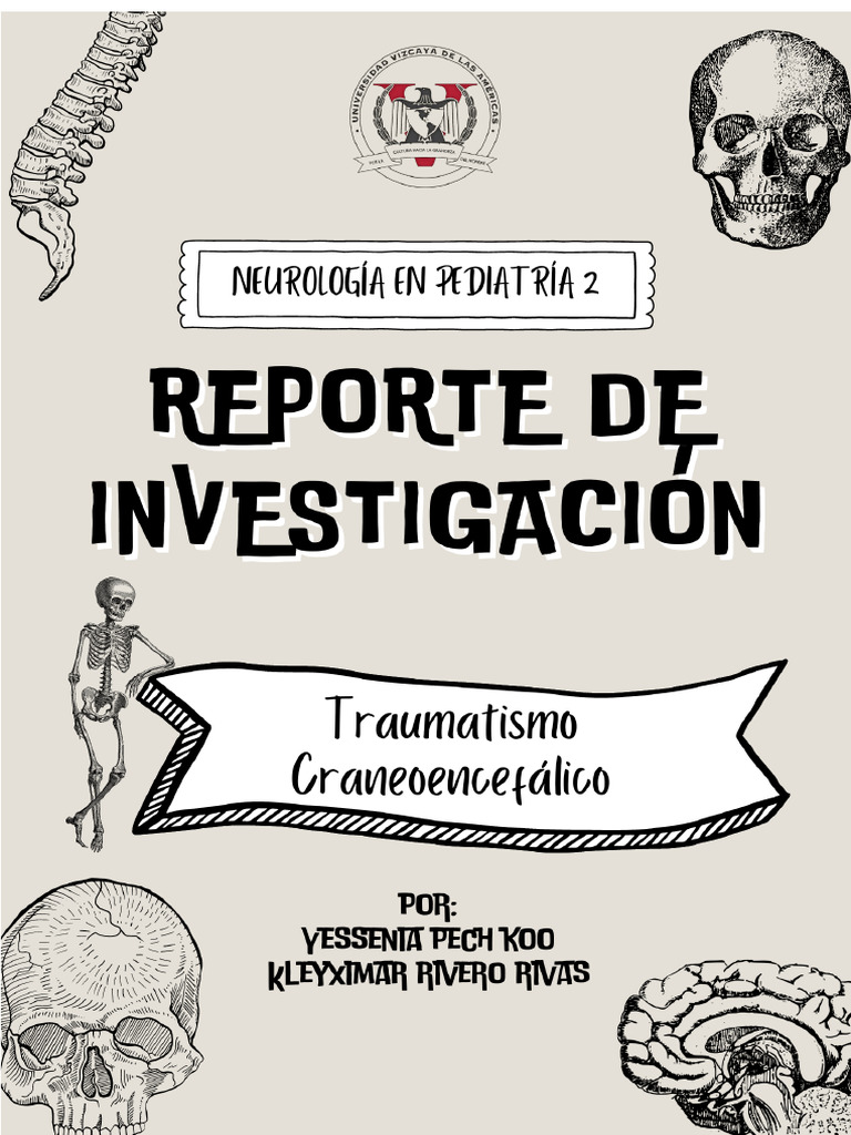 Reporte De Tce Pdf Lesión Cerebral Traumática Medicina Clinica