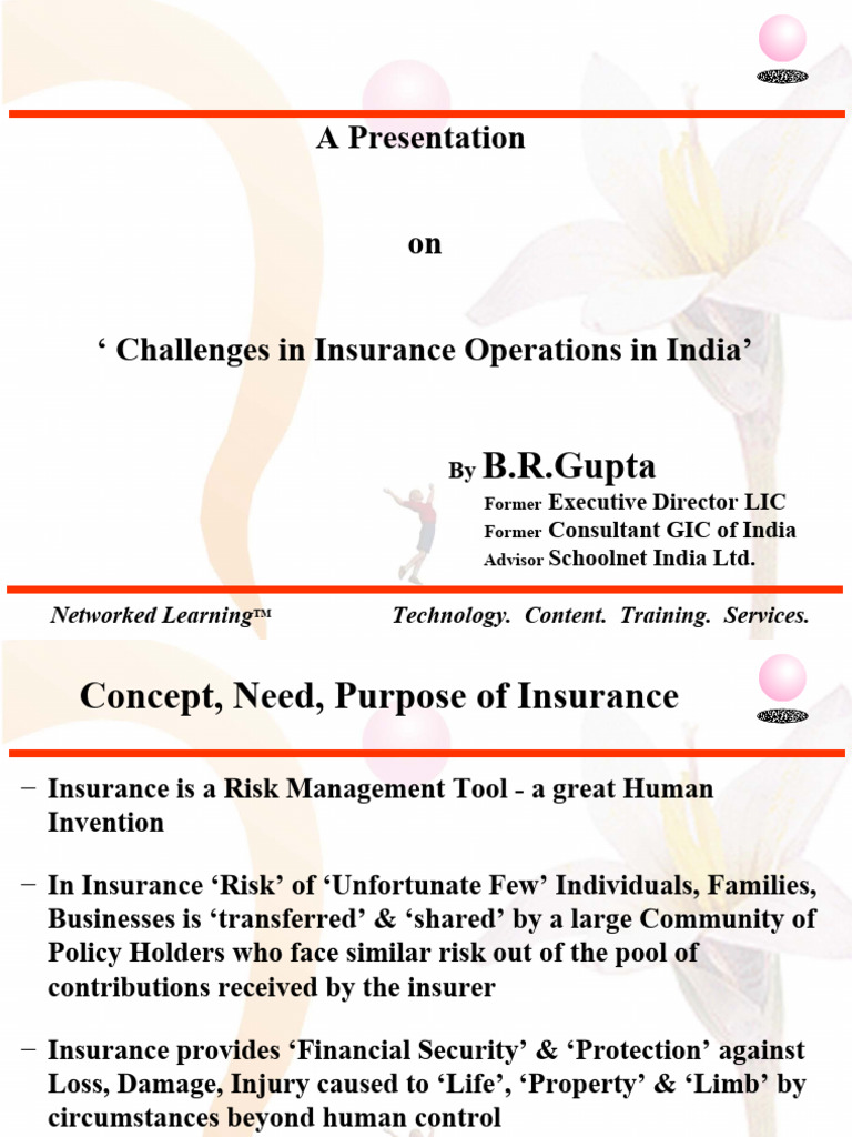 Challenges in Insurance Operation in India | PDF | Insurance | Life Insurance