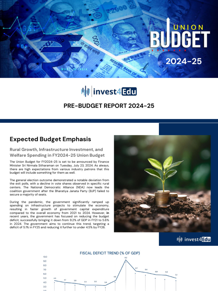 Pre-Budget Report 2024 | PDF | Infrastructure | Taxes