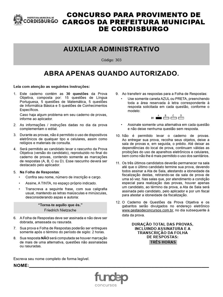 303 - Auxiliar Administrativo | PDF | Windows 10 | Microsoft Windows