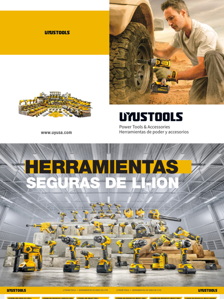 Catálogo Herramientas UYUSTOOLS 2025 | PDF | Almacen de energia ...