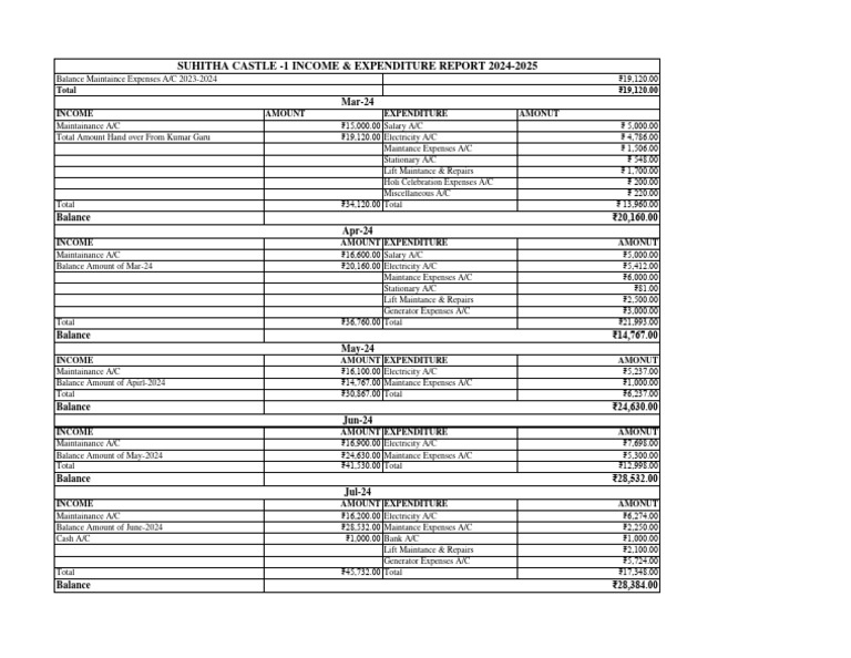 Balance Sheet Upto July 2024 | PDF | Expense | Financial Accounting