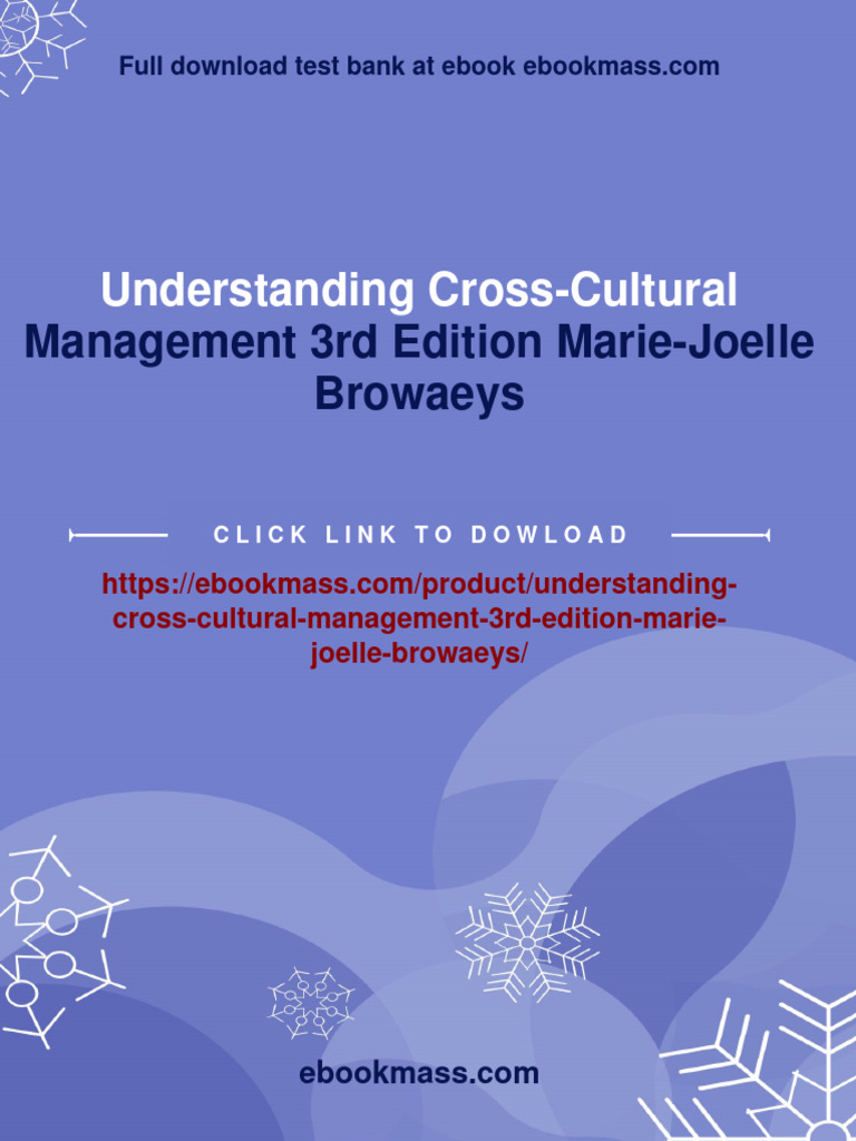 Instant Download Understanding Cross-Cultural Management 3rd Edition ... Instant Download Understanding Cross-Cultural Management 3rd Edition ...
