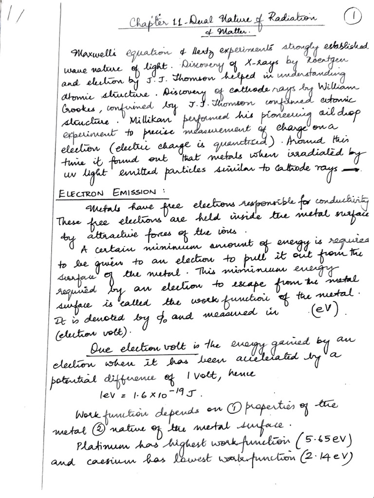Dual Nature Notes | PDF | Quantum Mechanics