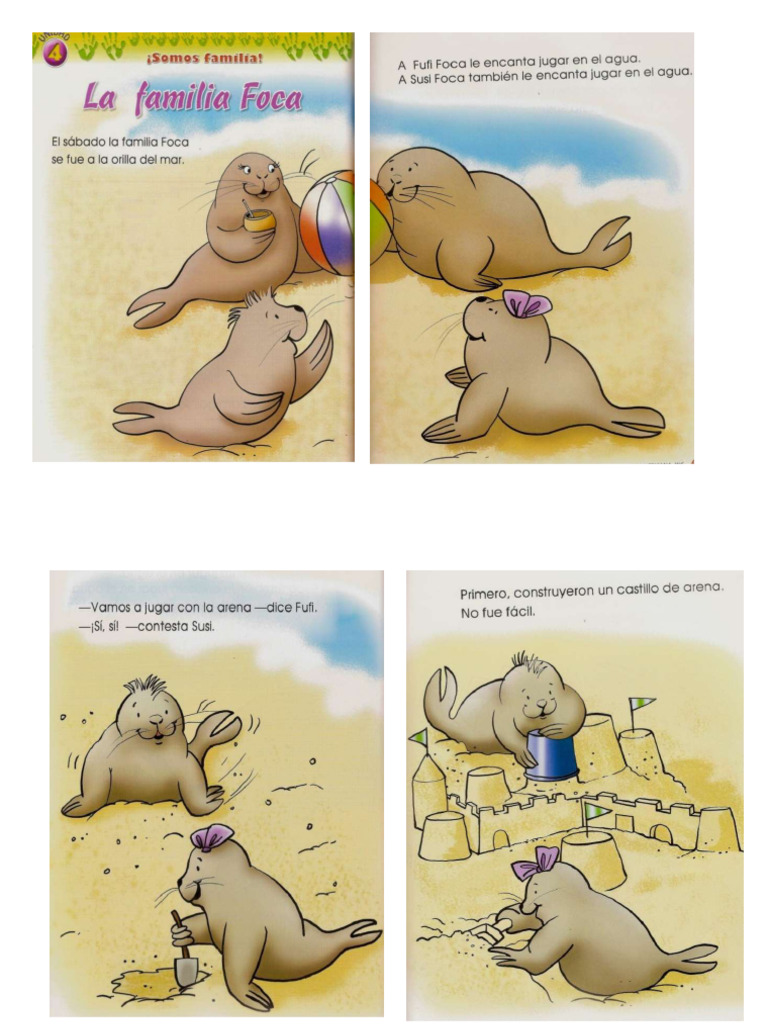 Cuento de La Familia Foca | PDF