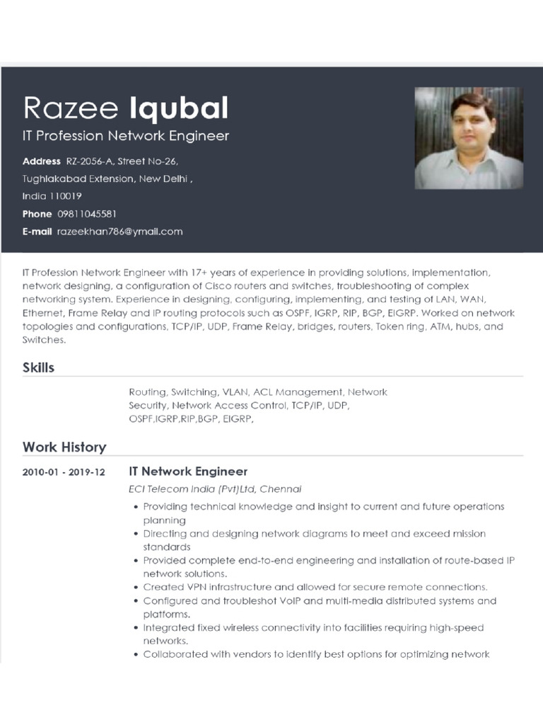 Razee Iqubal Resume 5 | PDF