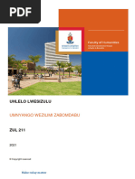 Isizulu Inkondlo Lesson Plan | PDF