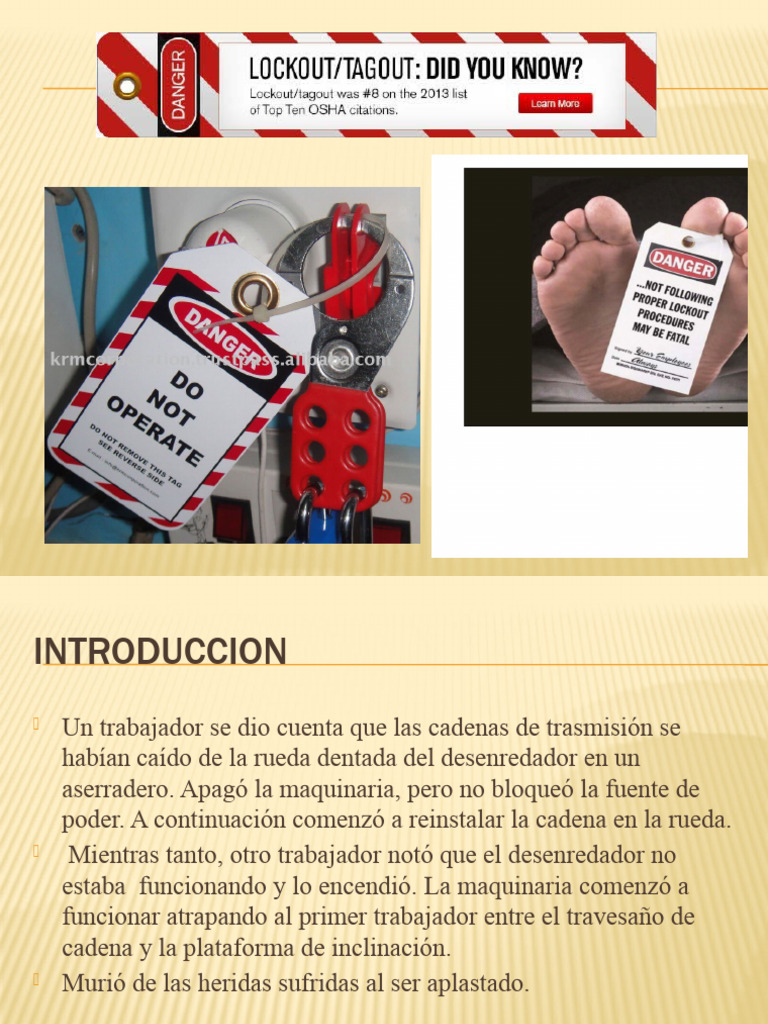 Lockout-Tagout Clase | PDF