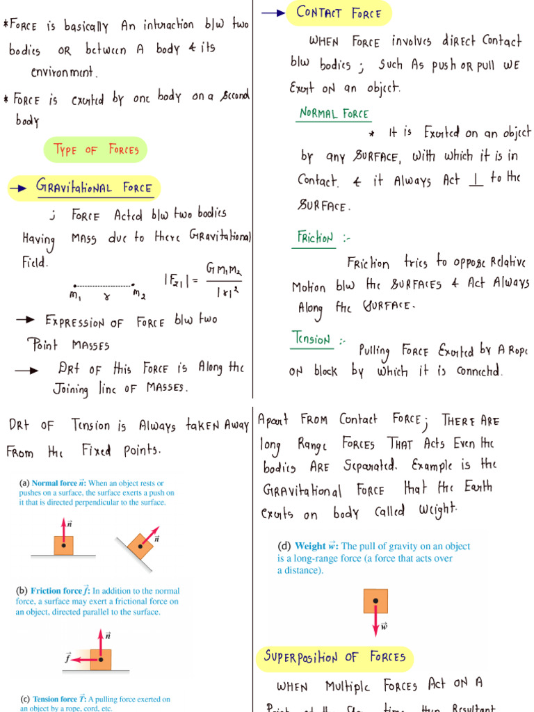 Newtons Laws of Motion | PDF | Force | Tension (Physics)
