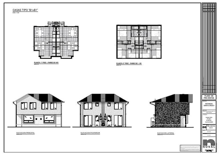 ECSII - Arquitectura - PV - V00-L2 - CASAS B1+B1 | PDF