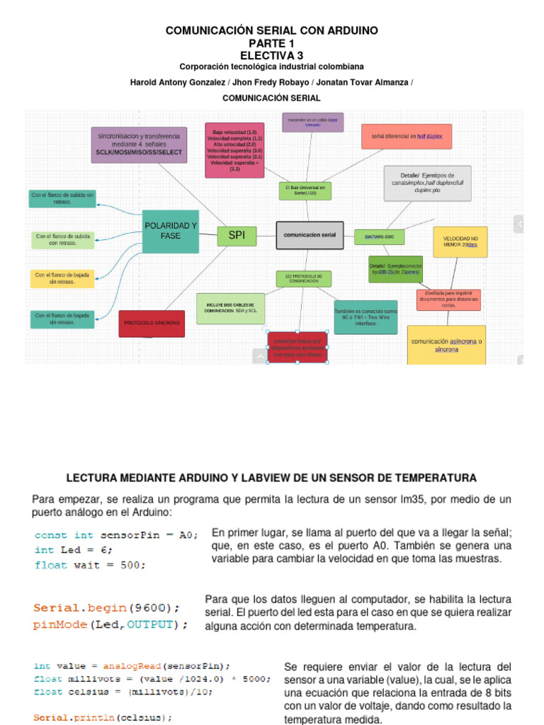 Comunicacion Arduino | PDF | Arduino | Sensor