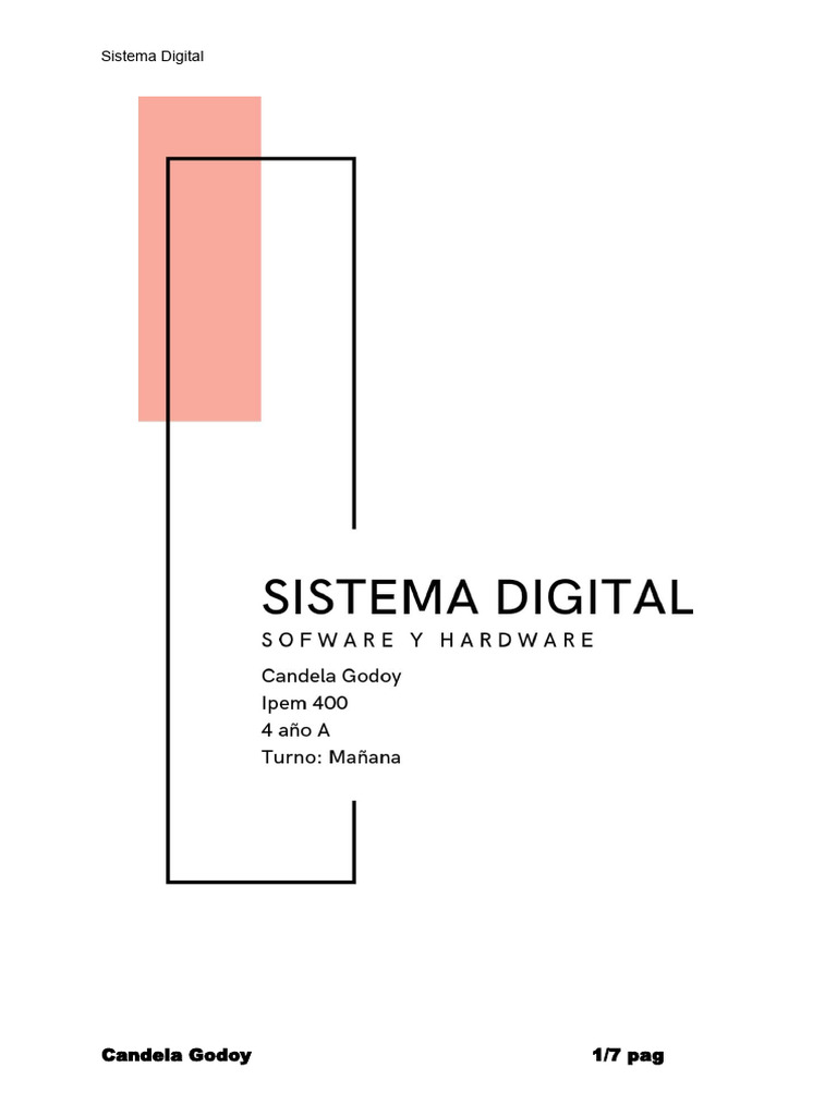 Sistema Digital | PDF | Hardware de la computadora | Almacenamiento de ...