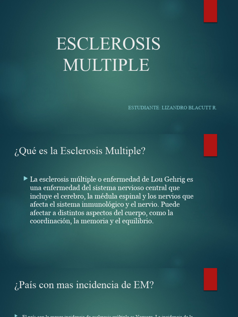 Esclerosis Multiple | PDF | Esclerosis múltiple | Alimentos
