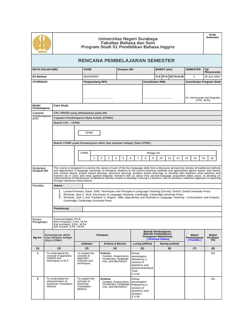 RPS Elt Method | PDF | Reading Comprehension | Language Education