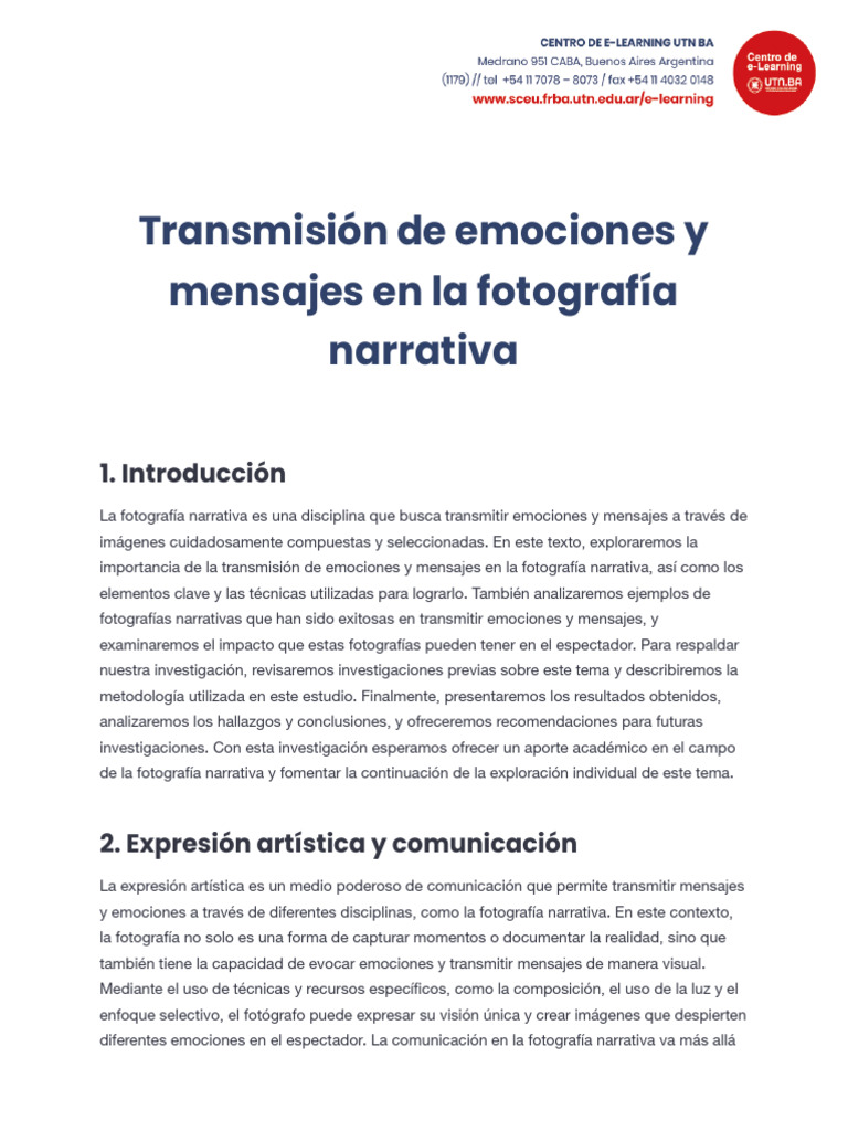2-Transmisión de Emociones y Mensajes | PDF | Las emociones ...